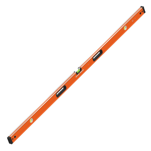 Klein Tools 72-in Box Beam Level, 3 Vial, Top & Side View, Orange ...