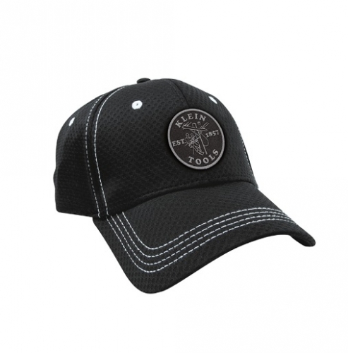 Klein Tools Lightweight Lineman Baseball Cap, Black with White ...