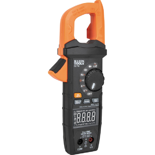 Klein Tools 600A Auto Ranging Clamp Meter, True RMS Accuracy, Gray ...