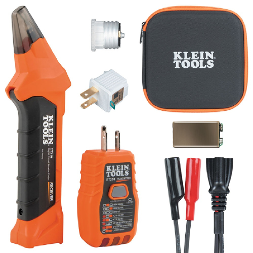Klein Tools 120V Circuit Breaker Finder Kit, w/ light socket adapter ...