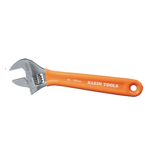 Klein Tools 8-in Extra-Capacity Adjustable Wrench (Klein Tools O5078 ...