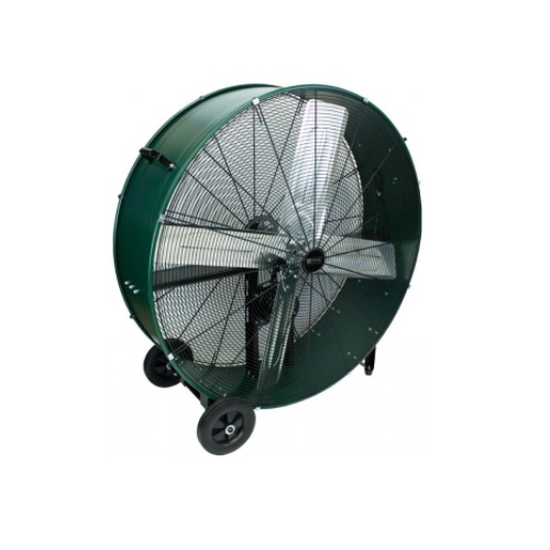 King Electric 48-in Belt Drive Drum Fan, Fixed, 17800 CFM, 120V, Green ...