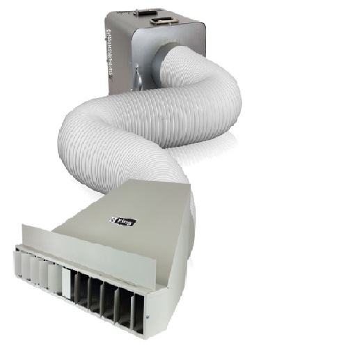 King Electric 12 " Duct Tent Transtion w/ 10ft 12" Flexible duct (King ...