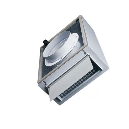 King Electric 4-in External Mount Duct Fan for Make Up Air Unit, 118 ...