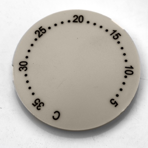 King Electric Temp Plate for C-Dial Mech. SP T-STAT, Almond (Round ...