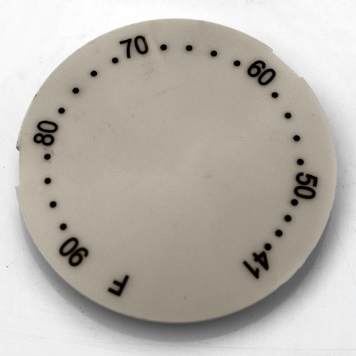 King Electric Dial Cover for K102 F-Dial Mech. DP T-Stat, Almond (Round ...