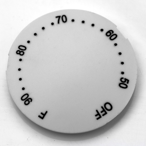 King Electric Dial Cover for K102 F-Dial Mech.DP T-Stat, White (Round ...