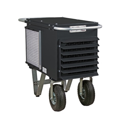 King Electric 25kW Wheeled Unit Heater, Up to 2500 Sq Ft, 1250 CFM, 3 ...