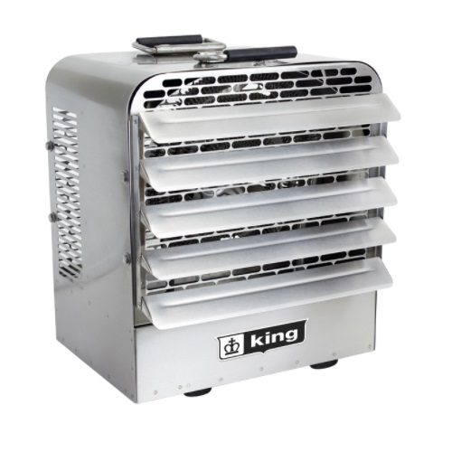 King Electric 11.25kW/15kW Stainless Steel Unit Heater, 1500 Sq Ft, 3 ...