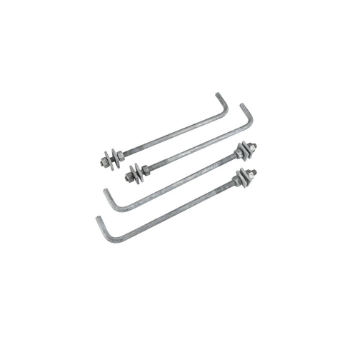Keystone Technologies 1-in x 36-in Anchor Bolts for 25-ft & Under Poles ...