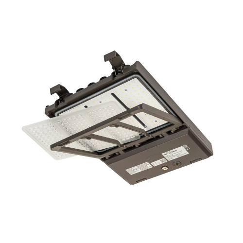 Keystone Technologies 100W LED Area Light w/ Optic Swap, 14850 lm, 120V ...