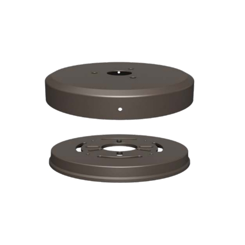 Keystone Technologies 8-in Legacy Bollard Retrofit Plate, Bronze ...