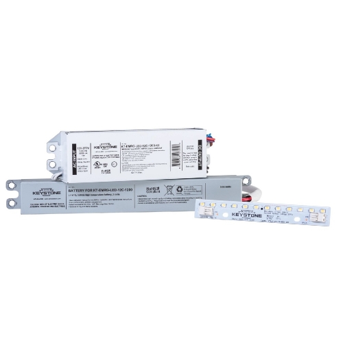 Keystone Technologies 12W LED Emergency Backup Kit, 1200 lm, 120V-277V ...