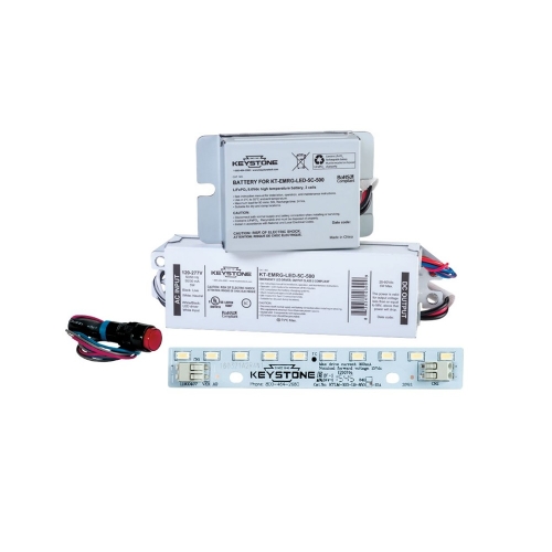 Keystone Technologies 5W LED Emergency Backup Kit, 500 lm, 120V-277V ...