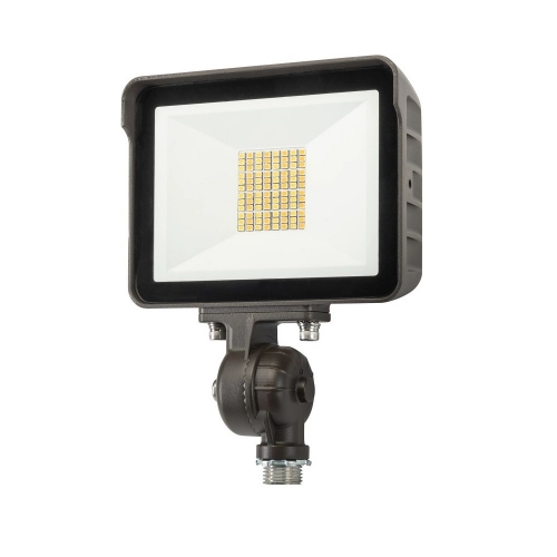 Keystone Technologies 15W LED Flood Light w/ Photocell, 120V-277V, CCT ...