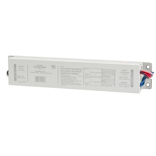 Keystone Technologies 48.6W LED Driver for Type C LED Tubes, 260mA, 3 ...