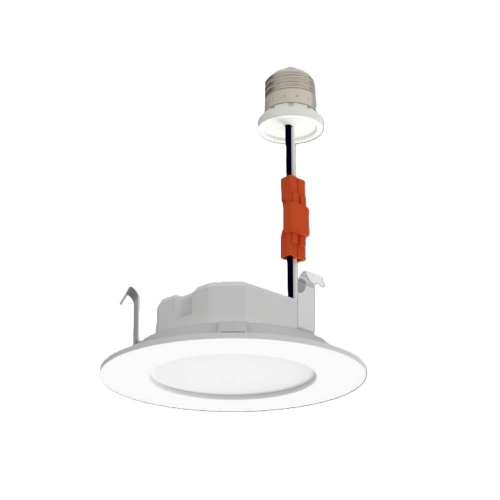 Keystone Technologies 4-in 6/8/10W LED Slim Wafer Downlight, E26, 120V ...