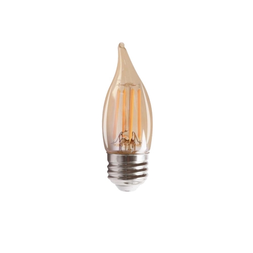 Keystone Technologies 4.5W LED CA11 Bulb, Bent Tip, E26, 300 lm, 120V ...