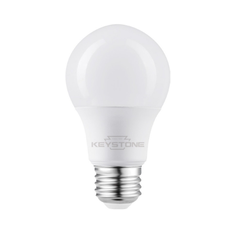 Keystone Technologies 9W LED A19 Bulb, E26, Non-Dimming, 800 lm, 120V ...
