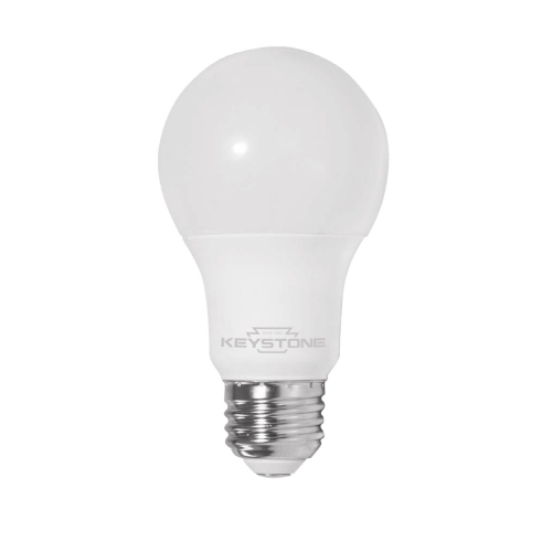 Keystone Technologies 9W LED A19 Bulb, E26, 800 lm, 120V, 90CRI, 5000K ...