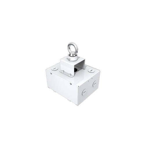 Keystone Technologies Junction Box for Round High Bay Fixtures, White ...