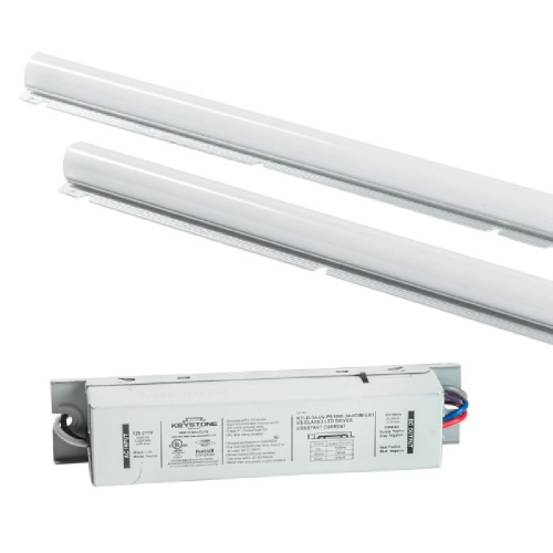 Keystone Technologies 23/30/35W LED Linear Retrofit Kit, 6000 lm, 120V ...