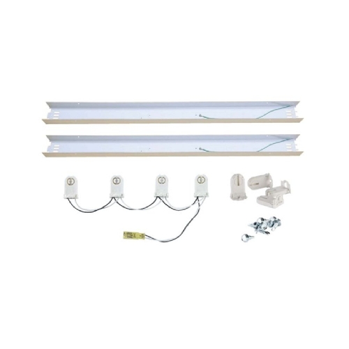 Keystone Technologies 8-ft T8 Strip Retrofit, Lamp Ready, Direct Wire ...