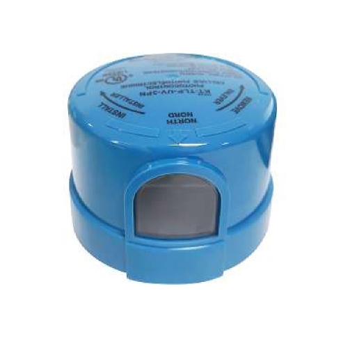 Keystone Technologies 3-Pin Twist Lock Photocell, 120V-277V, Blue ...