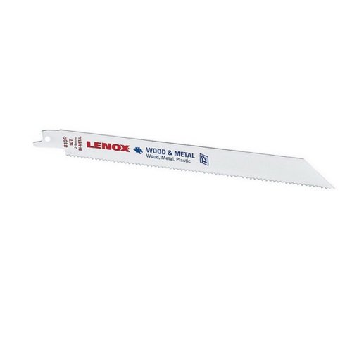 Lenox Nail Embedded Wood Cutting Reciprocating Saw Blade, 6 TPI, 5 Pack ...