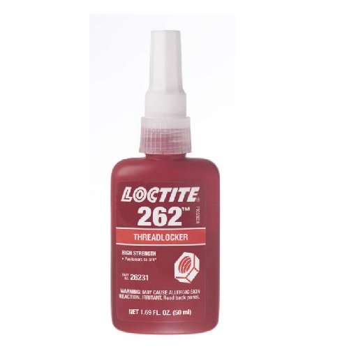 Loctite Red High Strength 262 Threadlockers, 50 mL (Loctite 135374 ...
