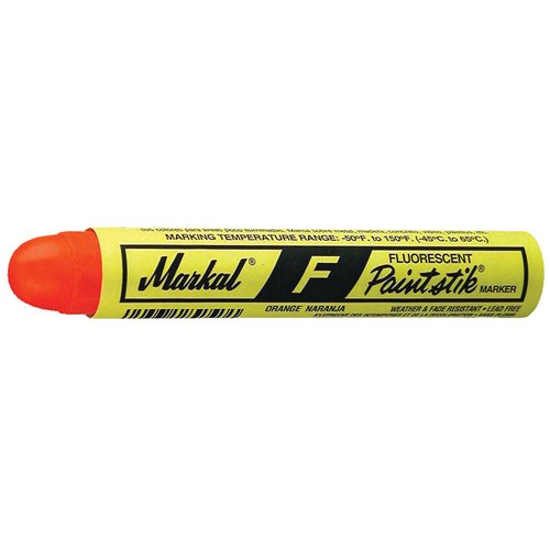 Markal F Fluorescent Orange Paintstik Marking Marker (Markal 82834 ...