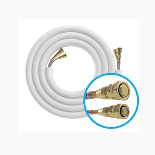 MrCool 25-ft Quick-Connect Line Set for 24K & 36K DIY Series, 3/8 X 5/8 ...