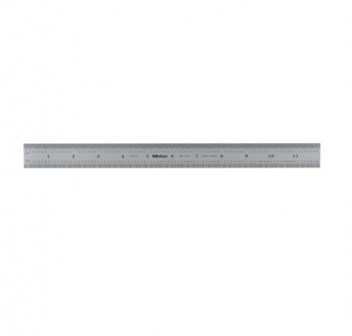 Mitutoyo 300MM X 12" Flexible Chrome Stainless Steel Ruler (Mitutoyo ...