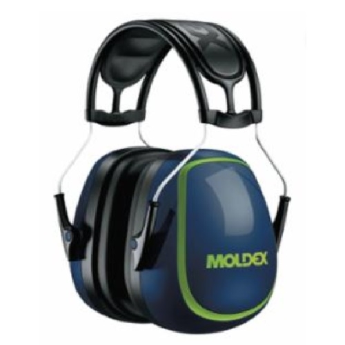 Moldex MX Series Earmuff, 27dB, Black/Blue/Green (Moldex 507-6120 ...