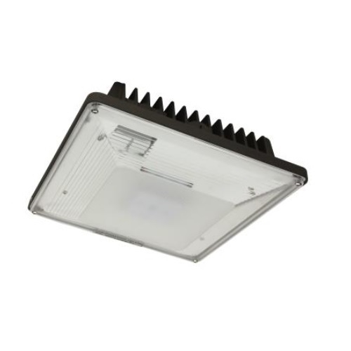 MaxLite 42W LED Canopy Light Fixture, 175W MH Retrofit, Dim, 5150 lm ...
