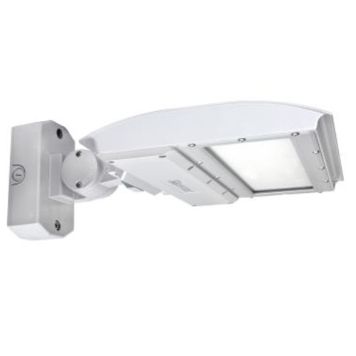 MaxLite 124W LED Area Light Fixture, Knuckle Mount, 0-10V Dim, 400W ...