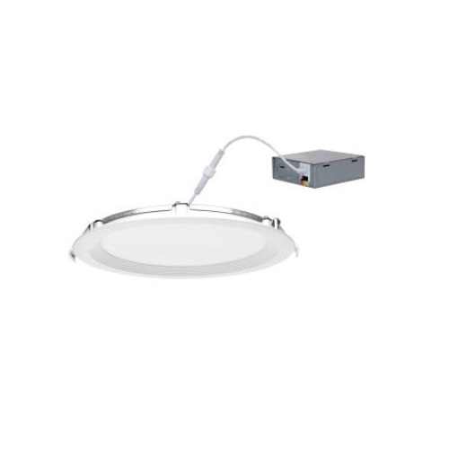 MaxLite 8-in 18W LED Slim Round Baffle Downlight, 1500 lm, 3000K, 120V ...