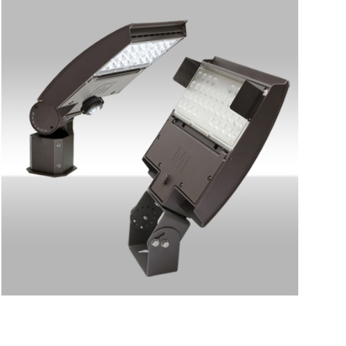 MaxLite 250W LED Area Light w/ Trunnion, Wide, 277V-480V, Selectable ...