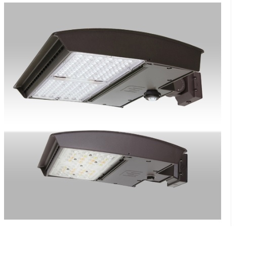 MaxLite 320W LED Area Light w/Wall, Type 3G, 120V-277V, Selectable CCT ...
