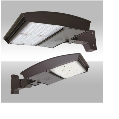 MaxLite 320W LED Area Light w/ Arm, Type 3M, 277V-480V, Selectable CCT ...