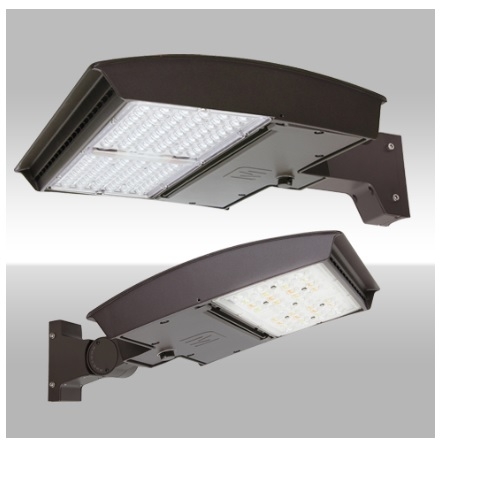 MaxLite 320W LED Area Light w/ Arm, Type 4N, 277V-480V, Selectable CCT ...