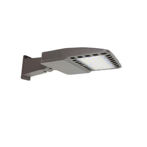 MaxLite 100W HE Area Light w/ Flex Arm, T3, 277V-480V, 4000K, Bronze ...