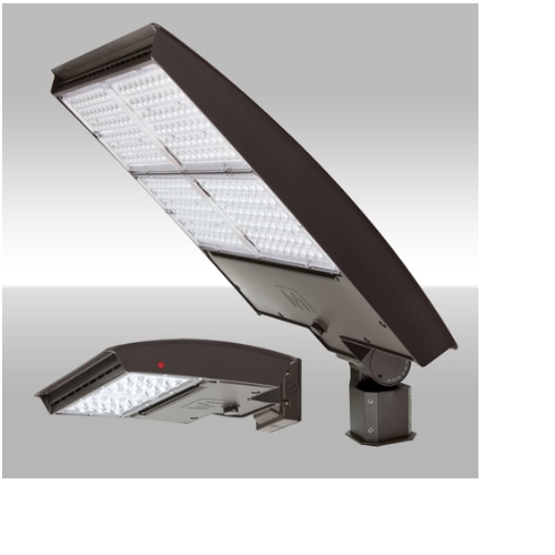 MaxLite 150W LED Area Light w/Trunnion, Type 5, 120V-277V, Selectable ...