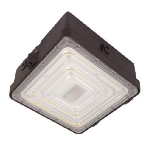 MaxLite 20W Enhanced Canopy Light, 120V-277V, CCT Select, Bronze ...