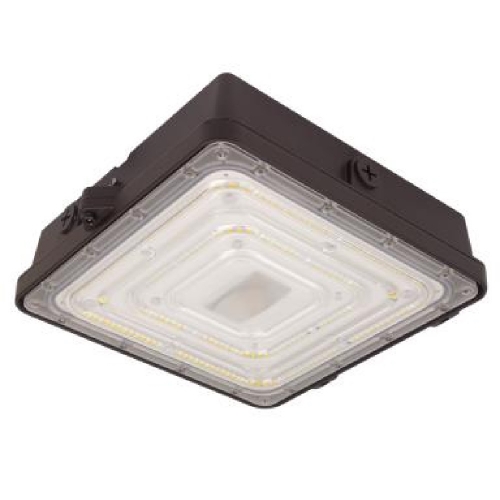 MaxLite 60W Enhanced Canopy Light, 277V-480V, CCT Select, White ...