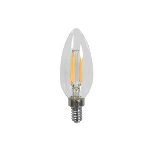 MaxLite 3W LED B10 Filament Bulb, E12, 315 lm, 120V, 3000K, Clear ...