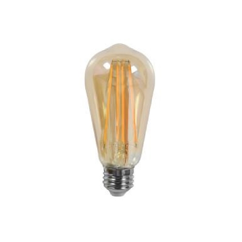 MaxLite 10W LED ST19 Filament Bulb, E26, 1000 lm, 120V, 2200K, Vintage ...