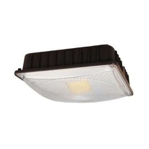 MaxLite 70W Canopy Light w/ Photocell, Canopy, 120V-277V, CCT Select ...