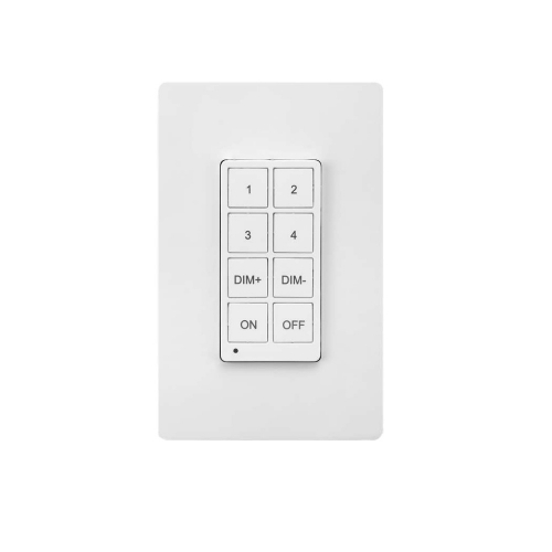 MaxLite Network Controls Wall Switch, 8 Button, White (MaxLite WNS8-W ...