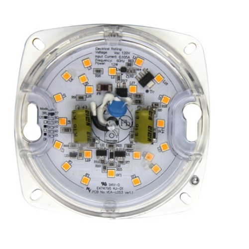 MaxLite 10W 3" Round Flush Mount LED Retrofit Kit/Light Engine ...